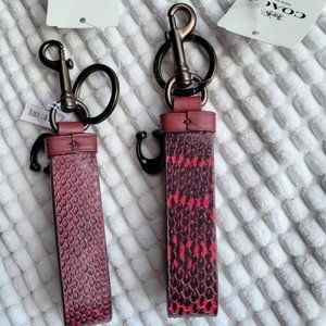 Coach | Accessories | Coach Charm Exotic Leather Loop | Poshmark